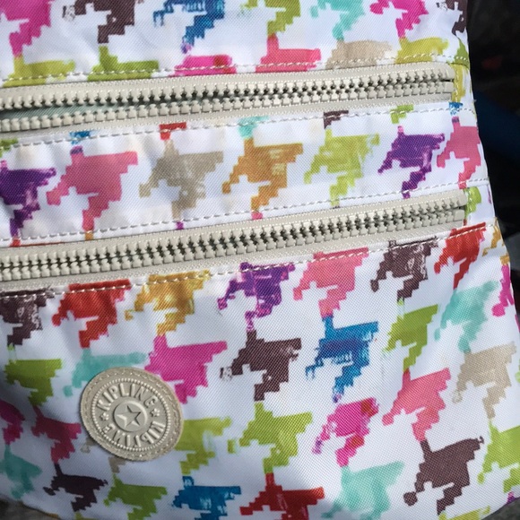 Kipling | Bags | Kipling Multi Color Crossbody Zippers Nylon Bg | Poshmark